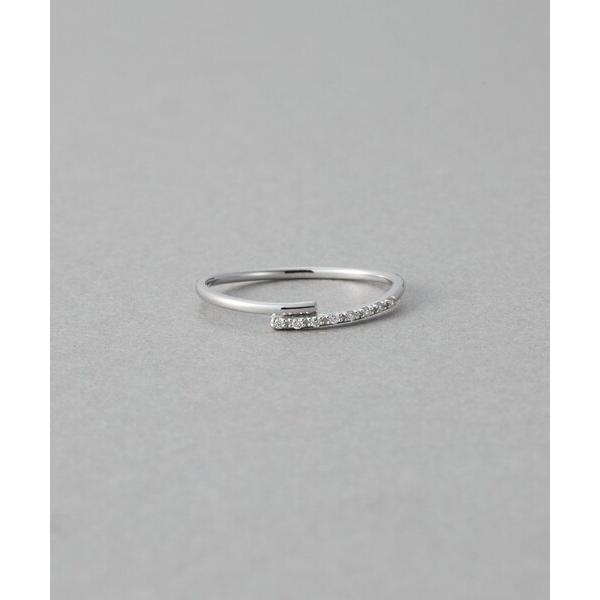 ZOZO問い合わせ番号:100650042ショップ:ete，エテブランド:ete，エテ商品名:[レイヤード] K10WG ダイヤモンド リングカテゴリ:アクセサリー>リングブランド品番:721245素材:K10ホワイトゴールド(ニッケ...