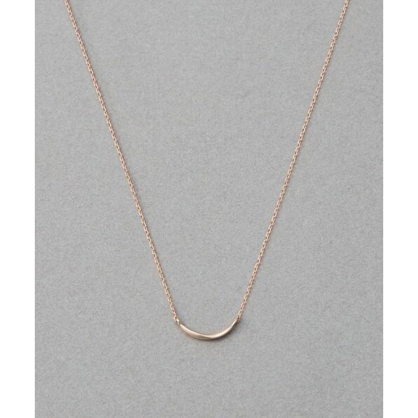 ZOZO問い合わせ番号:100650050ショップ:ete，エテブランド:ete，エテ商品名:[レイヤード] K10MPG クレセントムーン ネックレスカテゴリ:アクセサリー>ネックレスブランド品番:761864素材:K10ミストピン...