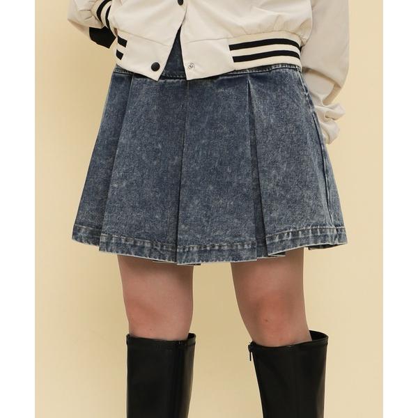 ZOZO問い合わせ番号:100650291ショップ:WEGO，ウィゴーブランド:WOND，ウォンド，WEGO，ウィゴー商品名:WOND/ケミカルフレアミニスカートカテゴリ:スカート>デニムスカートブランド品番:WD25AW11-L00...