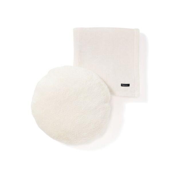 『セール実施中』ZOZO問い合わせ番号:100650338ショップ:Francfranc，フランフランブランド:Francfranc，フランフラン商品名:クッションになるスロー 1400×1000 アイボリーカテゴリ:インテリア>寝具...