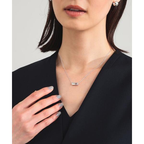 ZOZO問い合わせ番号:100650823ショップ:BEAMS WOMEN，ビームスウィメンブランド:Demi-Luxe BEAMS，デミルクス ビームス商品名:FIBULA / ラブラドライト×ホワイトパール×クリスタル ネックレスカテゴ...