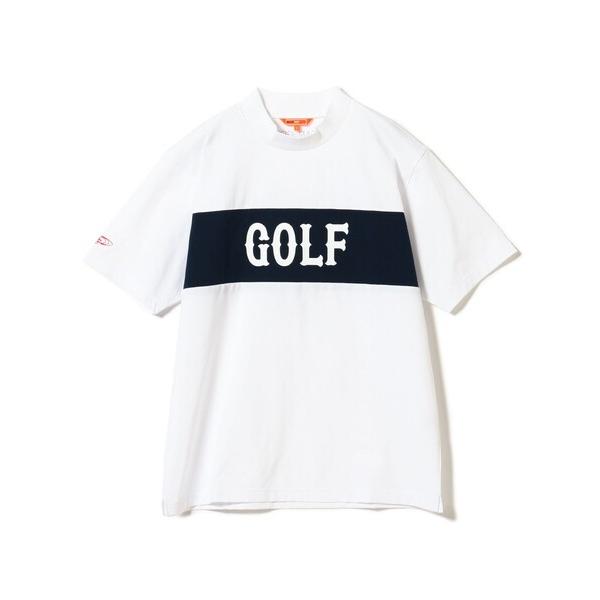 ZOZO問い合わせ番号:100650830ショップ:BEAMS GOLF，ビームスゴルフブランド:BEAMS GOLF，ビームスゴルフ商品名:ORANGE LABEL / ブロッキング ロゴ モックネックシャツ（吸水速乾・UVカット）カテゴ...