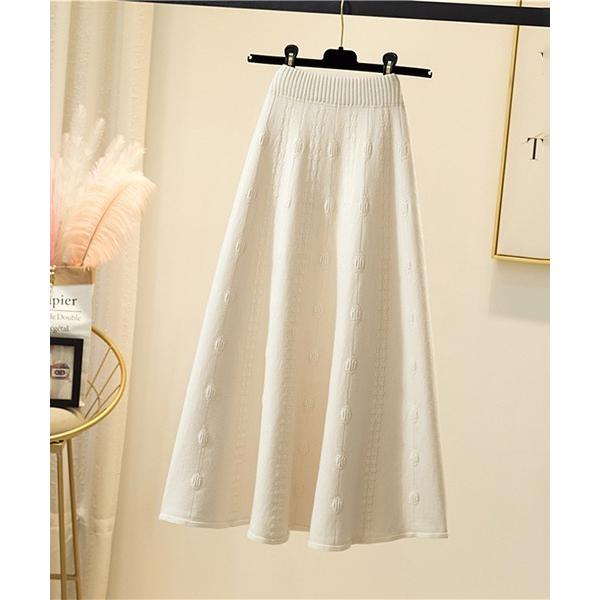 『セール実施中』ZOZO問い合わせ番号:100651068ショップ:gossip！ロサンゼルス，ゴシップロサンゼルスブランド:gossip！ロサンゼルス，ゴシップロサンゼルス商品名:YUGA　ニットミディ　ハイウエストAラインスカートカテゴ...