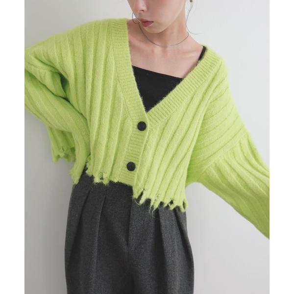 『セール実施中』ZOZO問い合わせ番号:100651073ショップ:LIAN，リアンブランド:LIAN，リアン商品名:ダメージVネックカーディガンカテゴリ:トップス>カーディガン/ボレロブランド品番:242-321L1024素材:ポリ...