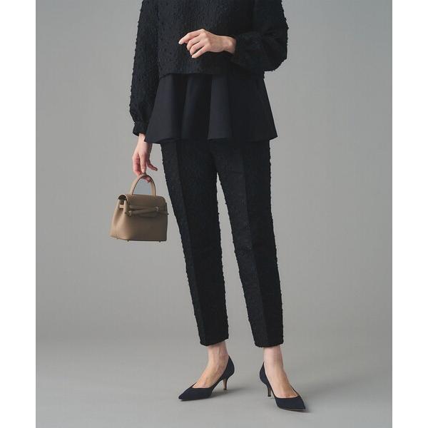 『セール実施中』ZOZO問い合わせ番号:100651181ショップ:UNITED ARROWS，ユナイテッドアローズブランド:UNITED ARROWS，ユナイテッドアローズ商品名:フラワー カットジャガード テーパードパンツカテゴリ:パン...