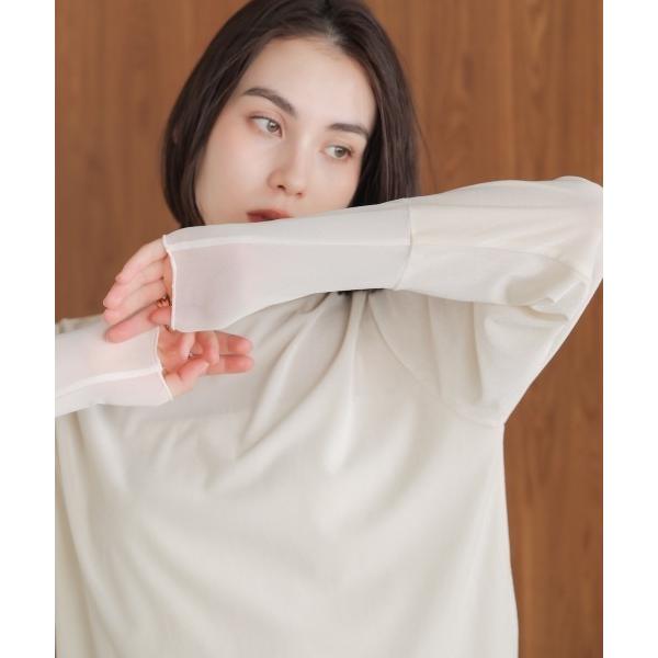 『タイムセール実施中』ZOZO問い合わせ番号:100651256ショップ:Bou Jeloud，ブージュルードブランド:Bou Jeloud，ブージュルード商品名:シアーベロアインナーカテゴリ:トップス>Tシャツ/カットソーブランド品...