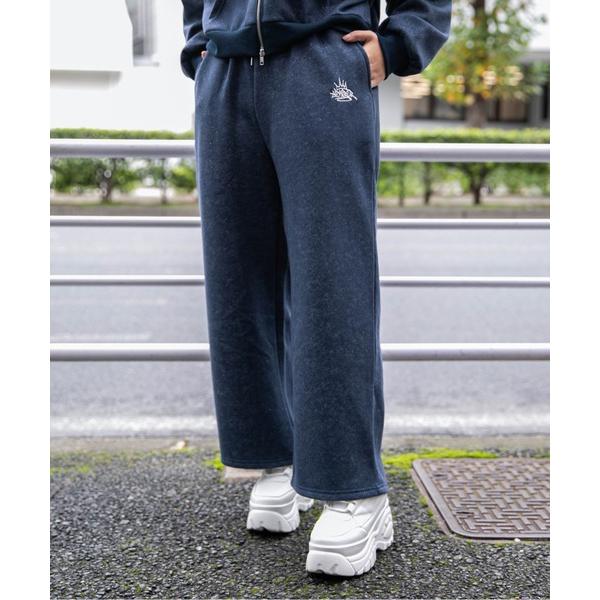 『タイムセール実施中』ZOZO問い合わせ番号:100653078ショップ:DIAVEL，ディアベルブランド:GORGE，ゴージ，DIAVEL，ディアベル商品名:《ラメきらっと》裏起毛 ワイドスウェットパンツ 体型カバー 楽ちん 春秋冬カテゴ...