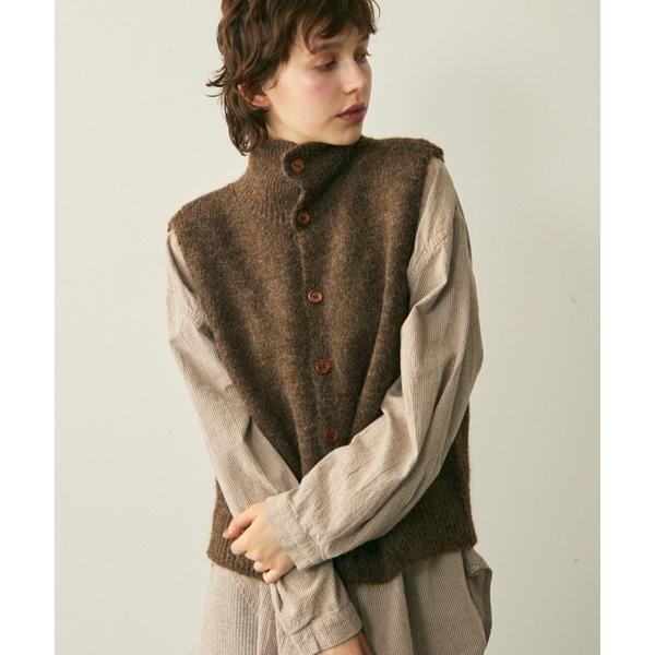 『タイムセール実施中』ZOZO問い合わせ番号:100653570ショップ:Auntie Rosa，アンティローザブランド:full/fill.，フルフィル商品名:high neck over knit vest / ハイネックオーバーニット...