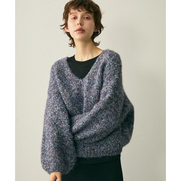 『タイムセール実施中』ZOZO問い合わせ番号:100653573ショップ:Auntie Rosa，アンティローザブランド:full/fill.，フルフィル商品名:mix yarn v neck knit / ミックスヤーンVネックニットカテ...