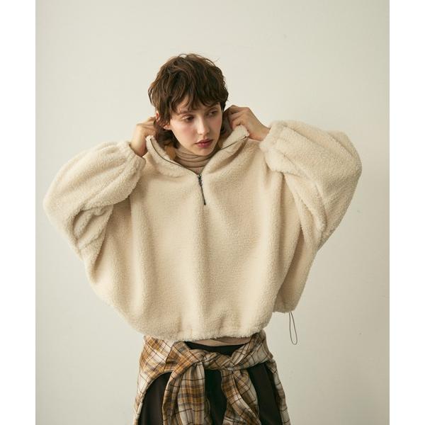 ZOZO問い合わせ番号:100653578ショップ:Auntie Rosa，アンティローザブランド:full/fill.，フルフィル商品名:half zip boa pullover / ハーフジップボアプルオーバーカテゴリ:ジャケット/ア...