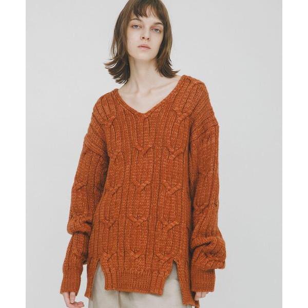 『セール実施中』ZOZO問い合わせ番号:100684389ショップ:URBAN RESEARCH，アーバンリサーチブランド:LAATO，ラート，URBAN RESEARCH，アーバンリサーチ商品名:big cable knitカテゴリ:トッ...