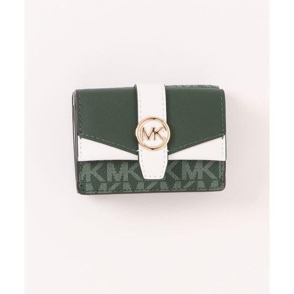 『セール実施中』ZOZO問い合わせ番号:100684482ショップ:MICHAEL KORS，マイケル・コースブランド:MICHAEL KORS，マイケルコース商品名:GREENWICH XS FLAP TRIFOLD ウォレットカテゴリ:...