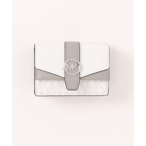 『セール実施中』ZOZO問い合わせ番号:100684499ショップ:MICHAEL KORS，マイケル・コースブランド:MICHAEL KORS，マイケルコース商品名:GREENWICH XS FLAP TRIFOLD ウォレットカテゴリ:...