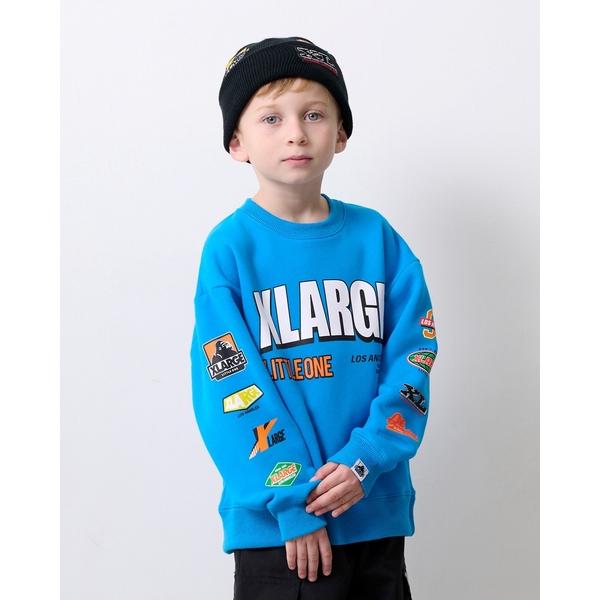『セール実施中』ZOZO問い合わせ番号:100684850ショップ:X-girl Stages，エックスガール ステージスブランド:XLARGE KIDS，エクストララージキッズ商品名:マルチロゴトレーナーカテゴリ:トップス>スウェッ...