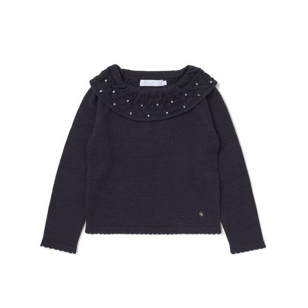 『タイムセール実施中』ZOZO問い合わせ番号:100685074ショップ:BEBE ONLINE STORE，ベベ オンラインストアブランド:Tartine et Chocolat，タルティーヌエショコラ商品名:ラインストーン付きボリューム...