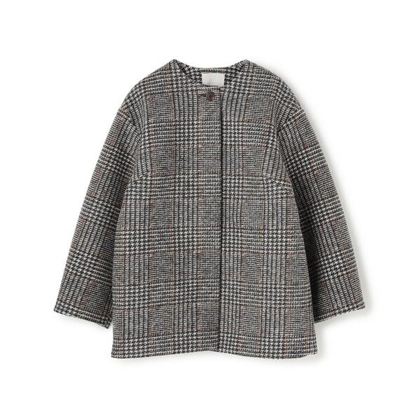 ZOZO問い合わせ番号:100685398ショップ:UNFILO，アンフィーロブランド:UNFILO，アンフィーロ商品名:ボンディング フォルムコートカテゴリ:ジャケット/アウター>ノーカラーコートブランド品番:CMUMGW0505素...