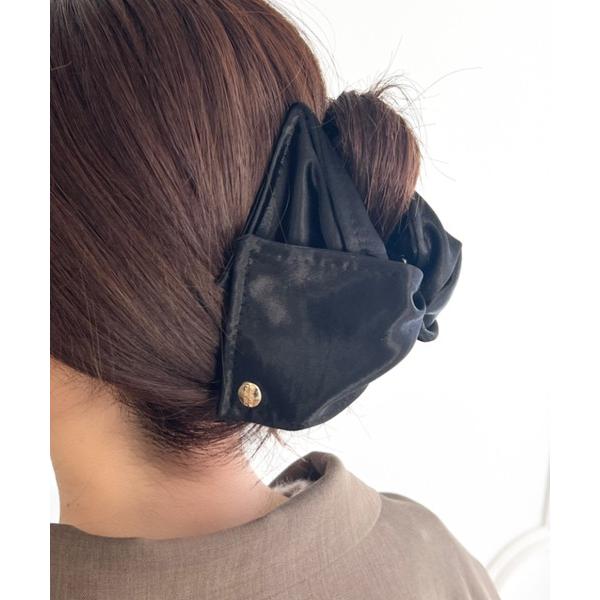 『セール実施中』ZOZO問い合わせ番号:100685467ショップ:Outfitter lab，アウトフィッターラボブランド:LOVALOT，ラバロット商品名:【動画あり】クロスデザイン サテンヘアクリップ 大きめカテゴリ:ヘアアクセサリー...