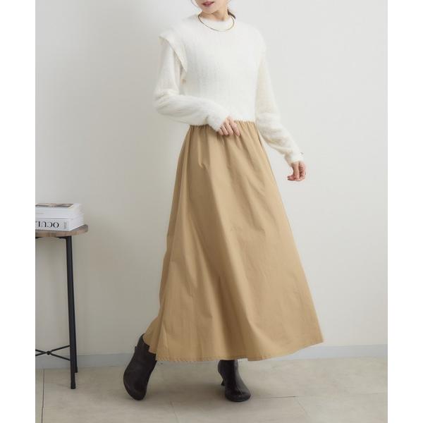 『セール実施中』ZOZO問い合わせ番号:100685582ショップ:Paradise Picnic，パラダイス ピクニックブランド:RU.TI.LE，ルチル商品名:【RU.TI.LE】ニットドッキングワンピースカテゴリ:ワンピース/ドレス&...