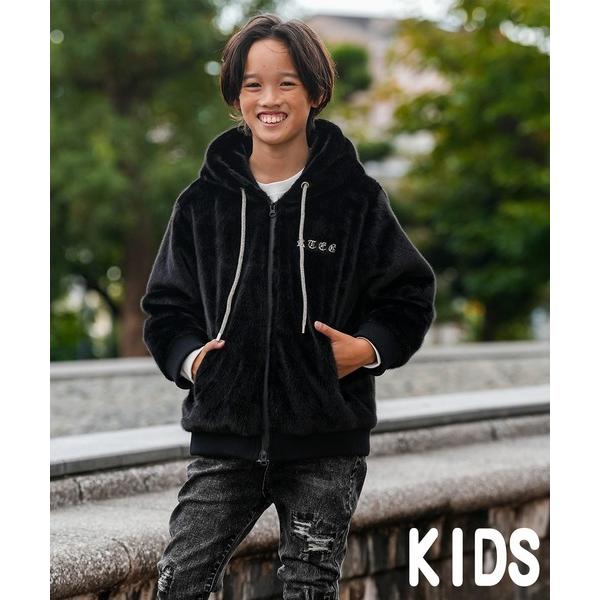 ZOZO問い合わせ番号:100685868ショップ:adamsJUGGLER，アダムスジャグラーブランド:adamsJUGGLER，アダムスジャグラー商品名:RTEG OE/OPファーフーディーキッズカテゴリ:ジャケット/アウター>そ...