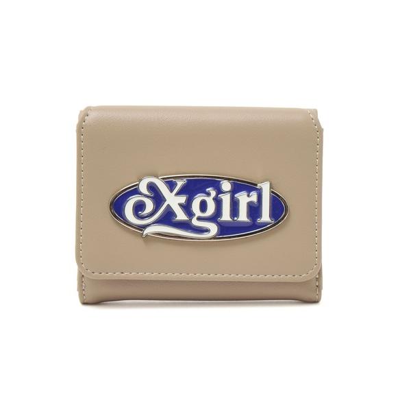 ZOZO問い合わせ番号:100686061ショップ:X-girl，エックスガールブランド:X-girl，エックスガール商品名:OVAL LOGO CLASP FAUX LEATHER MINI WALLETカテゴリ:財布/小物>財布ブ...