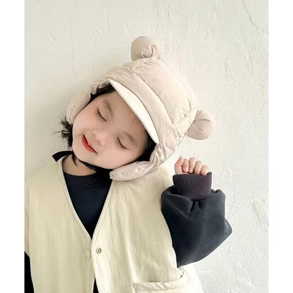 『タイムセール実施中』ZOZO問い合わせ番号:100686775ショップ:RiNc，リンクブランド:Bambin，ボンバン商品名:【 Bambin / ボンバン 】 くまみみ 中綿 フライトキャップカテゴリ:帽子>キャップブランド品番...