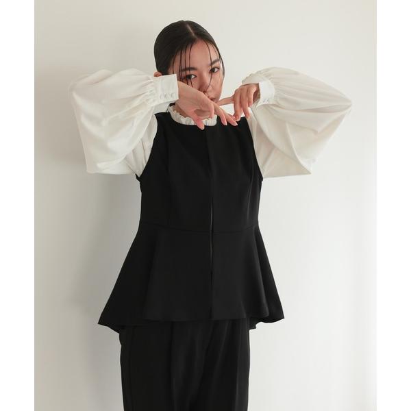 『タイムセール実施中』ZOZO問い合わせ番号:100686788ショップ:haremode，ハレモードブランド:TOKYO OFFICA，トーキョーオフィカ商品名:卒業式・入学式・学校行事・結婚式 対応【手洗いOK】ペプラム ブラウス付き ...