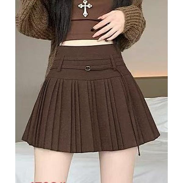 『タイムセール実施中』ZOZO問い合わせ番号:100686934ショップ:CERCA，チェルカブランド:Chiina，チーナ商品名:Chiina/ベルトリボン付き　ミニ丈　デザインプリーツスカートカテゴリ:スカート>スカートブランド品...