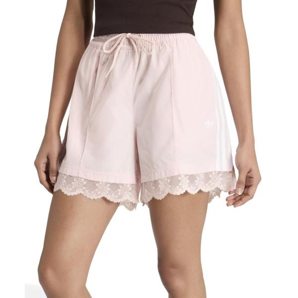 ZOZO問い合わせ番号:100686944ショップ:atmos pink，アトモスピンクブランド:adidas，アディダス商品名:adidas LACE TRIM 3 STRIPE SHORT / アディダス レーストリム 3 ストライプ ...