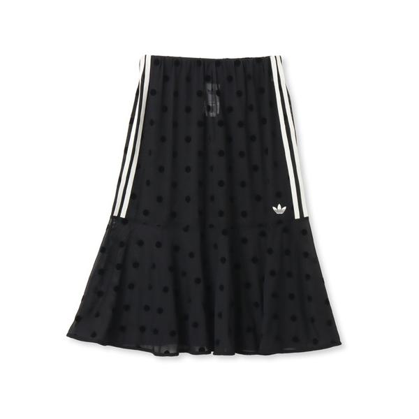 ZOZO問い合わせ番号:100687221ショップ:atmos pink，アトモスピンクブランド:adidas，アディダス商品名:adidas SHEER POLKA DOTS SKIRT / アディダス スカートカテゴリ:スカート>...