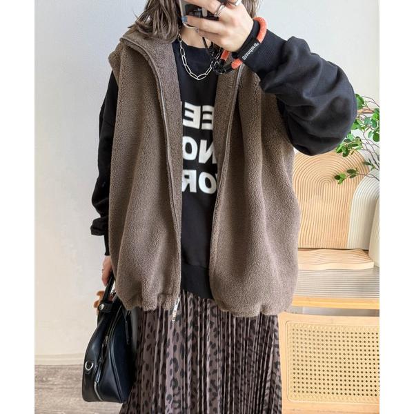 『タイムセール実施中』ZOZO問い合わせ番号:100687376ショップ:SUGAR BISKET，シュガービスケットブランド:CURA CLOSET，キュラ クローゼット商品名:【ema.217 select】ダブルジップボアベストカテゴ...