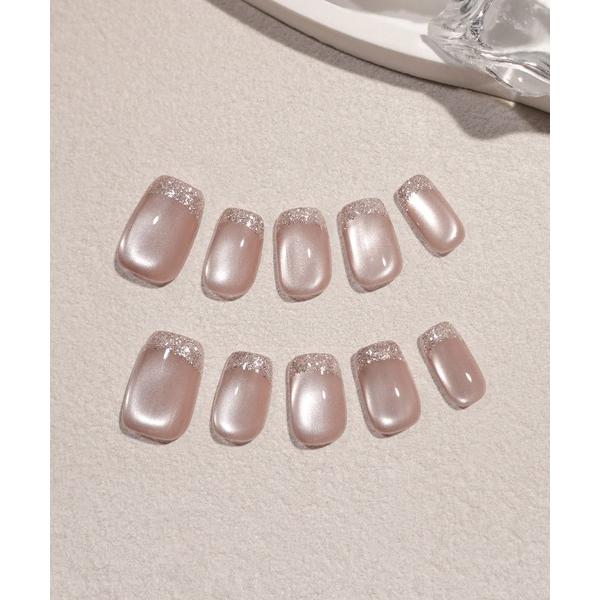 『タイムセール実施中』※このアイテムは返品・交換対象外商品です。コスメ商品ZOZO問い合わせ番号:100688283ショップ:Anail，エーネイルブランド:Anail，エーネイル商品名:3D水光ネイルピンクグラデーションシルバードミラーラ...