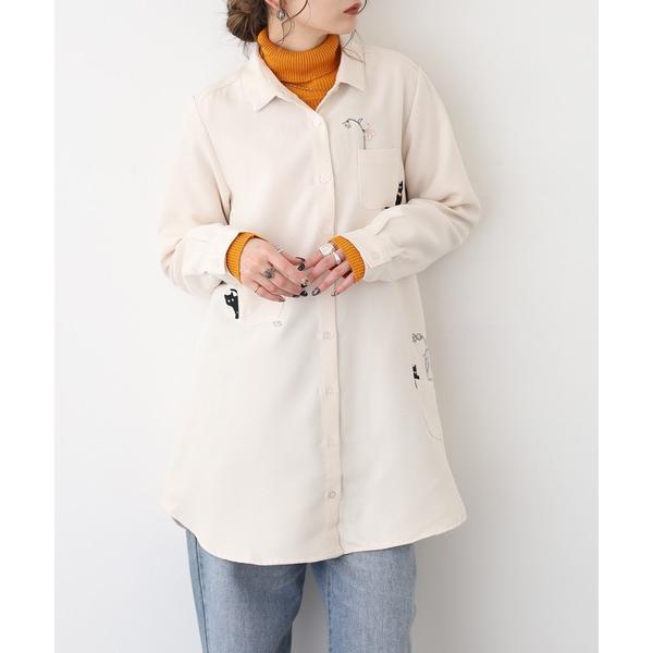 『タイムセール実施中』ZOZO問い合わせ番号:100688372ショップ:FUNALIVE，ファンアライブブランド:Quelle Chance，ケルシャンス，FUNALIVE，ファンアライブ商品名:ポケ猫刺繍チュニックカテゴリ:ワンピース/...