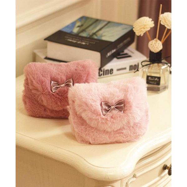 『タイムセール実施中』ZOZO問い合わせ番号:100688721ショップ:VIBGYOR，ヴィブジョーブランド:VIBGYOR，ヴィブジョー商品名:lulunoix/リボンファーショルダーバッグ N15314カテゴリ:バッグ>ショルダ...