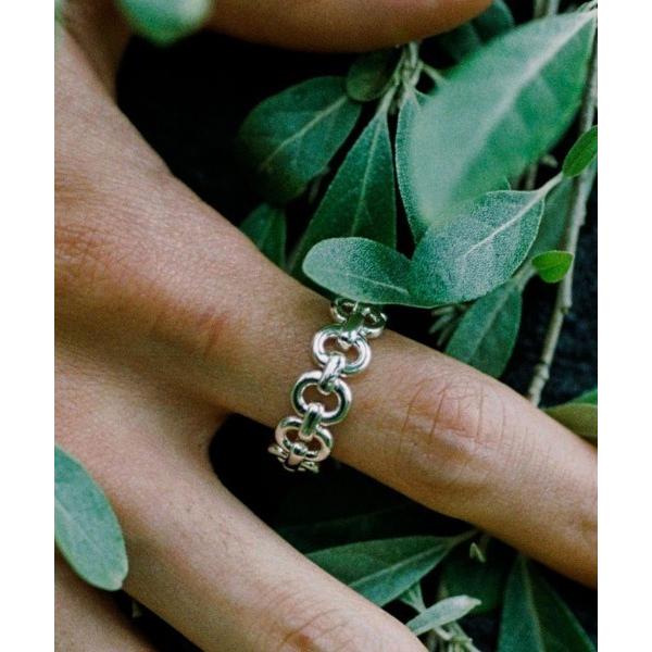 ZOZO問い合わせ番号:100703795ショップ:LIDNM，リドムブランド:LIDNM，リドム商品名:Llife RIPPLE CHAIN RINGカテゴリ:アクセサリー>リングブランド品番:ll25ss14737素材:SILVE...