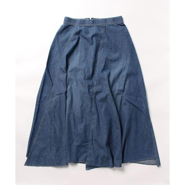 『セール実施中』参考価格：17，050円発売時期：2023年07月コンディション：C（やや使用感あり）使用感があり、やや気になる傷や汚れがあるアイテム全体的：色あせウエスト：汚れ参考商品名：デニムフレアスカート参考品番：6533152505...