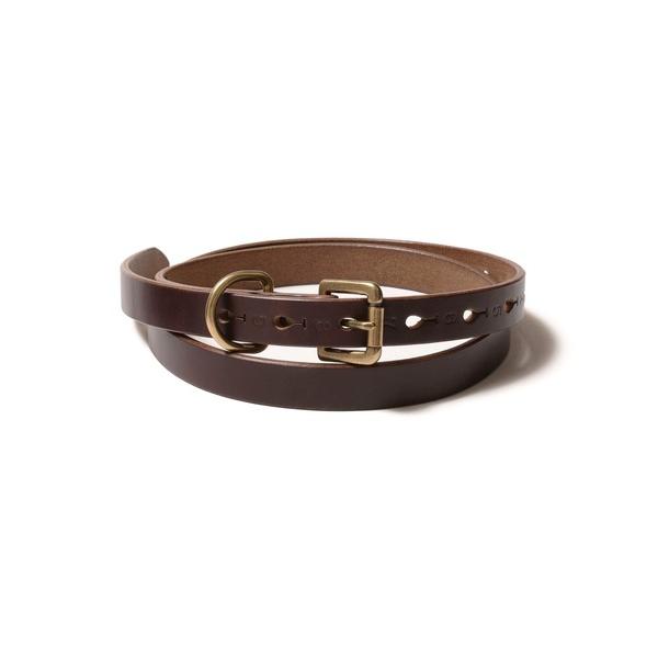 ZOZO問い合わせ番号:100716521ショップ:MR.OLIVE，ミスターオリーブブランド:MR.OLIVE，ミスターオリーブ商品名:HORWEEN CHROMEXCEL LEATHER / NARROW BELTカテゴリ:ファッション...