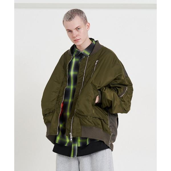 ZOZO問い合わせ番号:100719614ショップ:SeeSew，シーソーブランド:SeeSew，シーソー商品名:【UNISEX】OVERSPEC MA-1 JACKET/オーバースペックMA-1カテゴリ:ジャケット/アウター>MA-...