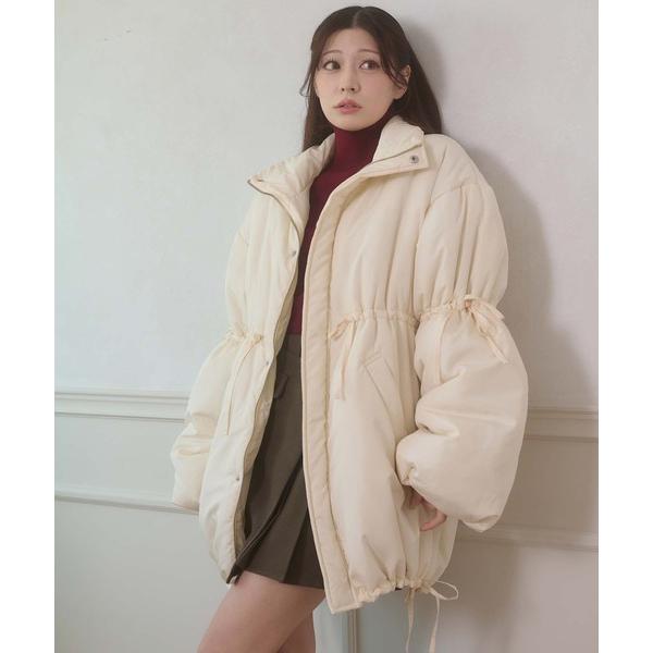 『セール実施中』ZOZO問い合わせ番号:100720103ショップ:Ambre Neige，アンブルネージュブランド:Ambre Neige，アンブルネージュ商品名:padding stand collar middle blouson /...