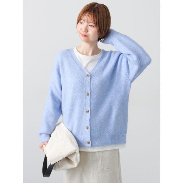 『セール実施中』ZOZO問い合わせ番号:100720136ショップ:Te chichi，テチチブランド:Lugnoncure，ルノンキュール商品名:ウール混ふわふわVネックカーディガンカテゴリ:トップス>カーディガン/ボレロブランド品...