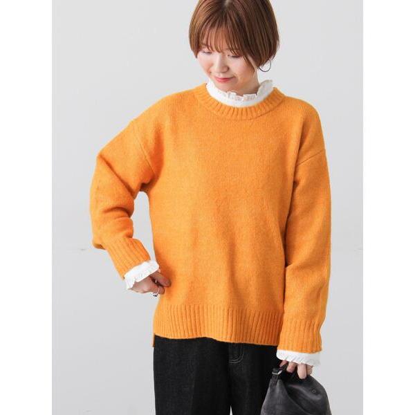 『セール実施中』ZOZO問い合わせ番号:100720137ショップ:Te chichi，テチチブランド:Lugnoncure，ルノンキュール商品名:ウール混ふわふわクルーネックニットカテゴリ:トップス>ニット/セーターブランド品番:2...