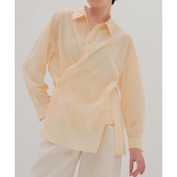 ZOZO問い合わせ番号:100721080ショップ:DRESSLAVE，ドレスレイブブランド:DRESSLAVE，ドレスレイブ商品名:asymmetric cachecoeur shirt(アシンメトリーカシュクールシャツ)カテゴリ:トップ...