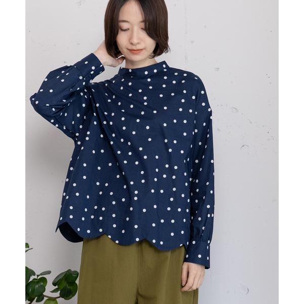 『セール実施中』ZOZO問い合わせ番号:100721199ショップ:COO ONLINE，クーオンラインブランド:POU DOU DOU，プードゥドゥ商品名:2way裾スカラップ長袖ブラウスカテゴリ:トップス>シャツ/ブラウスブランド...