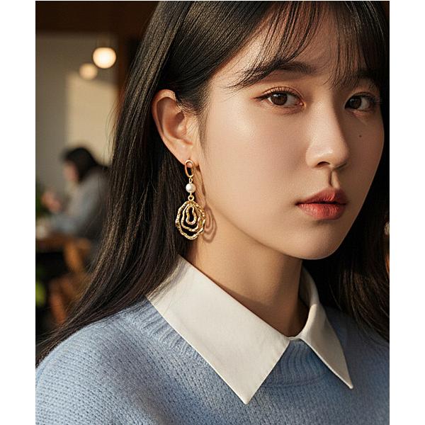 『セール実施中』※このアイテムは返品・交換対象外商品です。ZOZO問い合わせ番号:100721874ショップ:BURNER，バーナーブランド:Burner，バーナー商品名:【Sonu jewelry（ソヌジュエリー）】パール×メタルウェーブ...