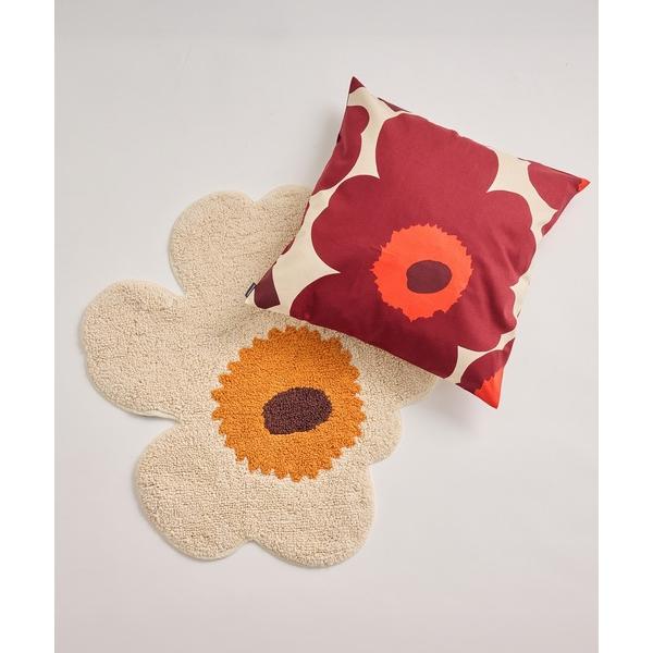 ZOZO問い合わせ番号:100722138ショップ:marimekko，マリメッコブランド:marimekko，マリメッコ商品名:【ノベルティ付】Unikko / Cushion Cover ＆ Bath mat + Inner Cushi...