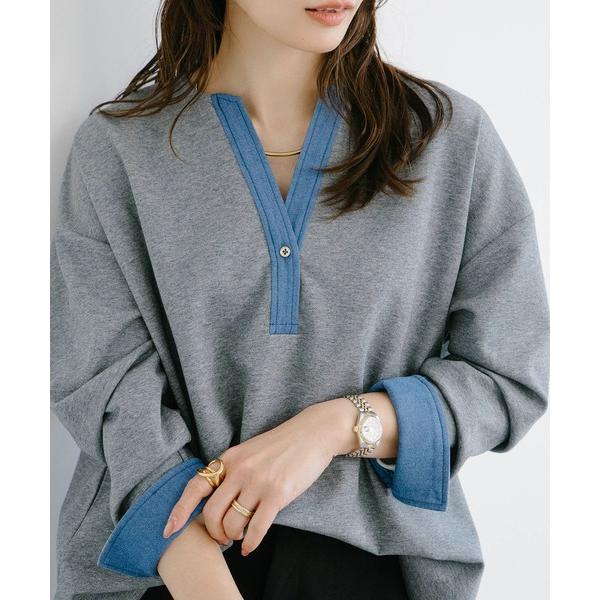 ZOZO問い合わせ番号:100722166ショップ:STYLEDOOR，スタイルドアブランド:Emma Taylor，エマテイラー，STYLEDOOR，スタイルドア商品名:ライトダンボールデニムドッキングプルオーバーカテゴリ:トップス&gt...