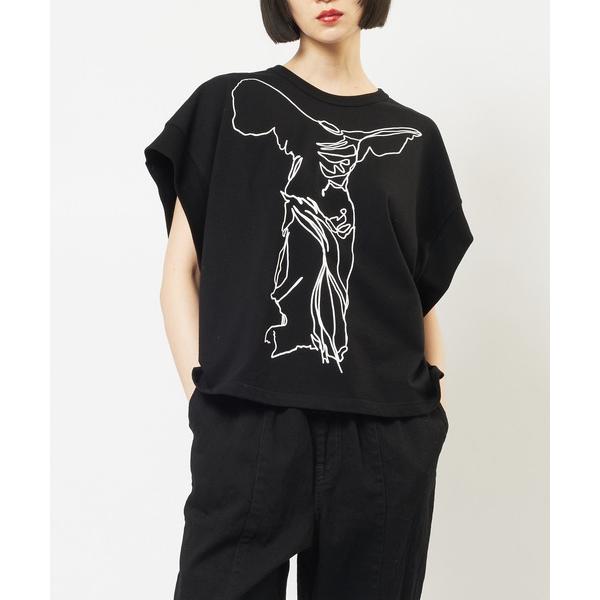 ZOZO問い合わせ番号:100722200ショップ:gomme，ゴムブランド:gomme，ゴム商品名:ニケプリントＴカテゴリ:トップス>Tシャツ/カットソーブランド品番:GNT40-135素材:綿 100%  (リブ)綿 100%原産...