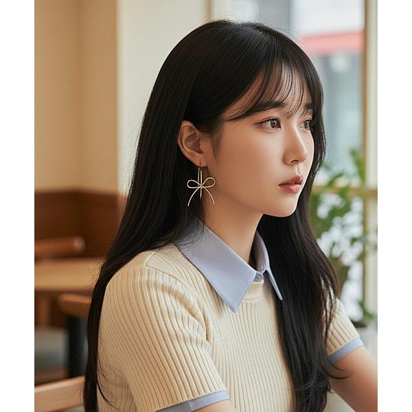 『セール実施中』※このアイテムは返品・交換対象外商品です。ZOZO問い合わせ番号:100722276ショップ:BURNER，バーナーブランド:Burner，バーナー商品名:【Sonu jewelry（ソヌジュエリー）】リボンモチーフ ワイド...