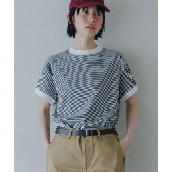 ZOZO問い合わせ番号:100722729ショップ:DOMINGO，ドミンゴブランド:D.M.G.，ドミンゴ，DOMINGO，ドミンゴ商品名:[D.M.G / ディーエムジー] 度詰め天竺ボーダー 細ボーダーTカテゴリ:トップス>Tシ...