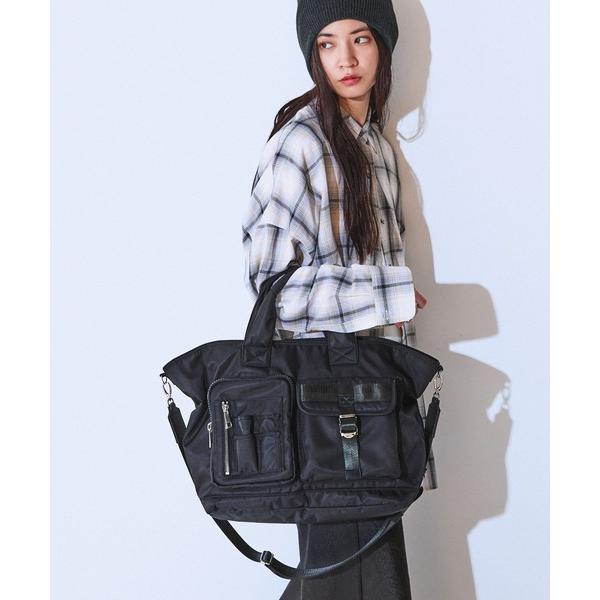 ZOZO問い合わせ番号:100723514ショップ:JEANASIS，ジーナシスブランド:JEANASIS，ジーナシス商品名:ナイロンポケットトート/637885カテゴリ:バッグ>トートバッグブランド品番:637885素材:表地：ナイ...