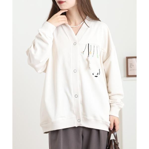 『タイムセール実施中』ZOZO問い合わせ番号:100723685ショップ:FUNALIVE，ファンアライブブランド:Quelle Chance，ケルシャンス，FUNALIVE，ファンアライブ商品名:ぶらぶらネコモチーフ カーディガンカテゴリ...